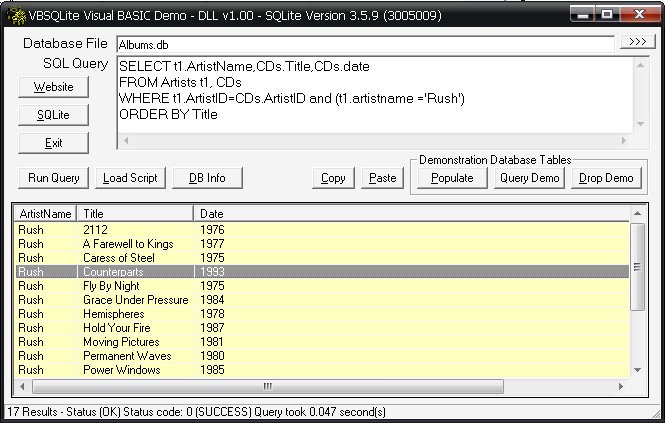 VB Toolbox Getting SQLite 3 To Work With Visual BASIC 5